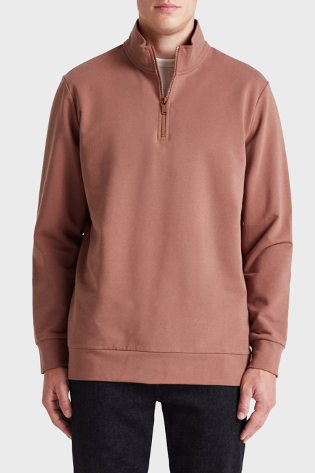 Bluemint Wesley Streç Pamuklu Regular Fit Dik Yaka Erkek Sweat ...