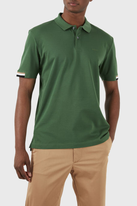 Boss Logolu Regular Fit % 100 Pamuk Düğmeli Erkek Polo Yaka T Shirt ...