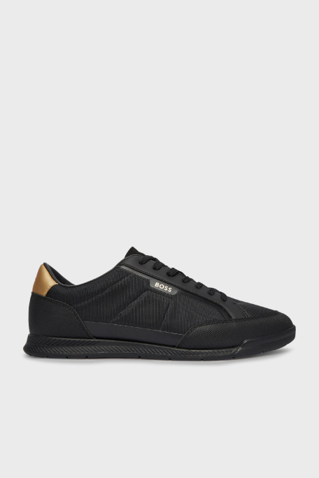 Boss Logolu Sneaker Erkek Ayakkabı 50552879 007 SİYAH | Exxeselection