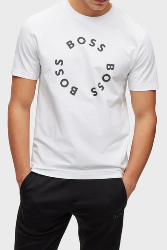 Boss Streç Pamuklu Regular Fit Bisiklet Yaka Erkek T Shirt 50488831 100 ...