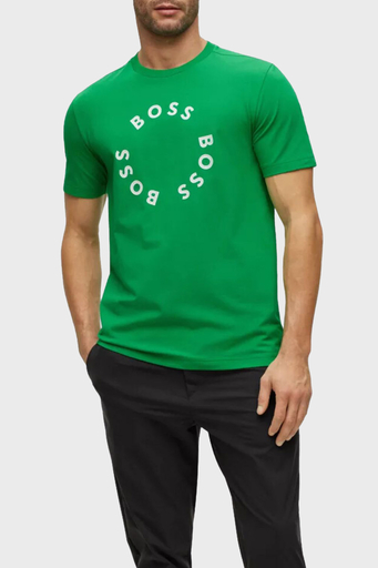 Boss Streç Pamuklu Regular Fit Bisiklet Yaka Erkek T Shirt 50488831 342 ...