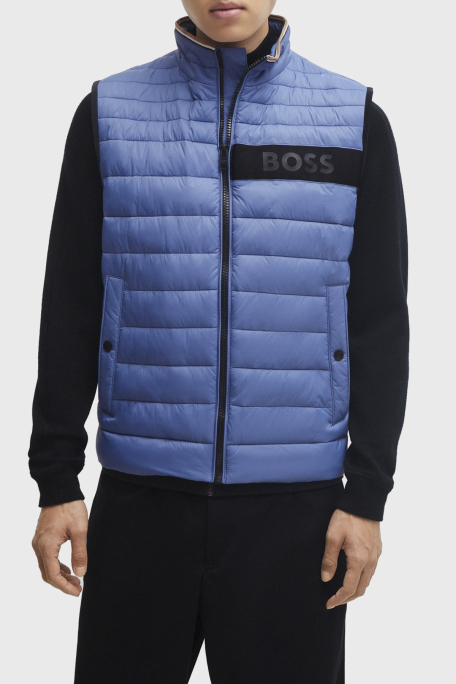 Boss Su Geçirmez Regular Fit Dik Yaka Şişme Erkek Yelek 50464300 479 ...