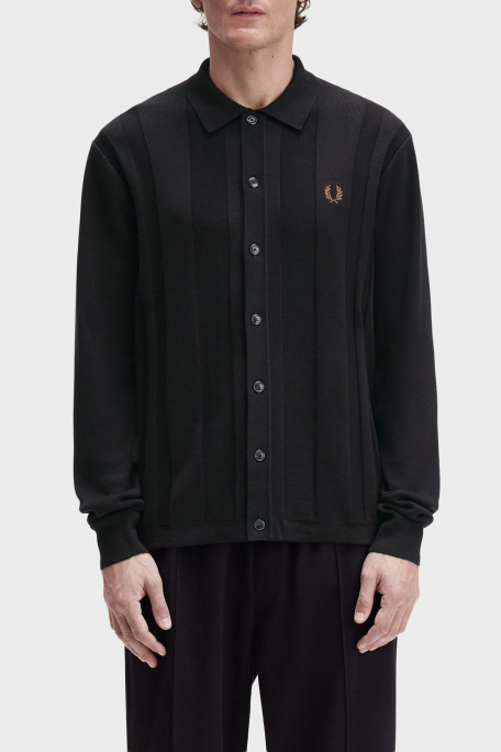 Fred Perry Pamuklu Regular Fit Uzun Kollu Örme Erkek Gömlek K9726 102 ...