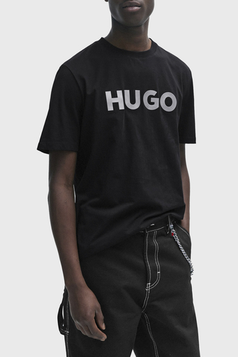 Hugo Logolu Bisiklet Yaka Regular Fit Pamuklu Jarse Erkek T Shirt ...