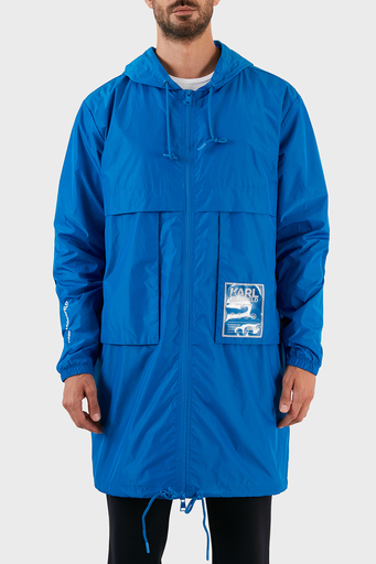 Karl Lagerfeld Su Geçirmez Rüzgara Dayanıklı Kapüşonlu Erkek Parka ...